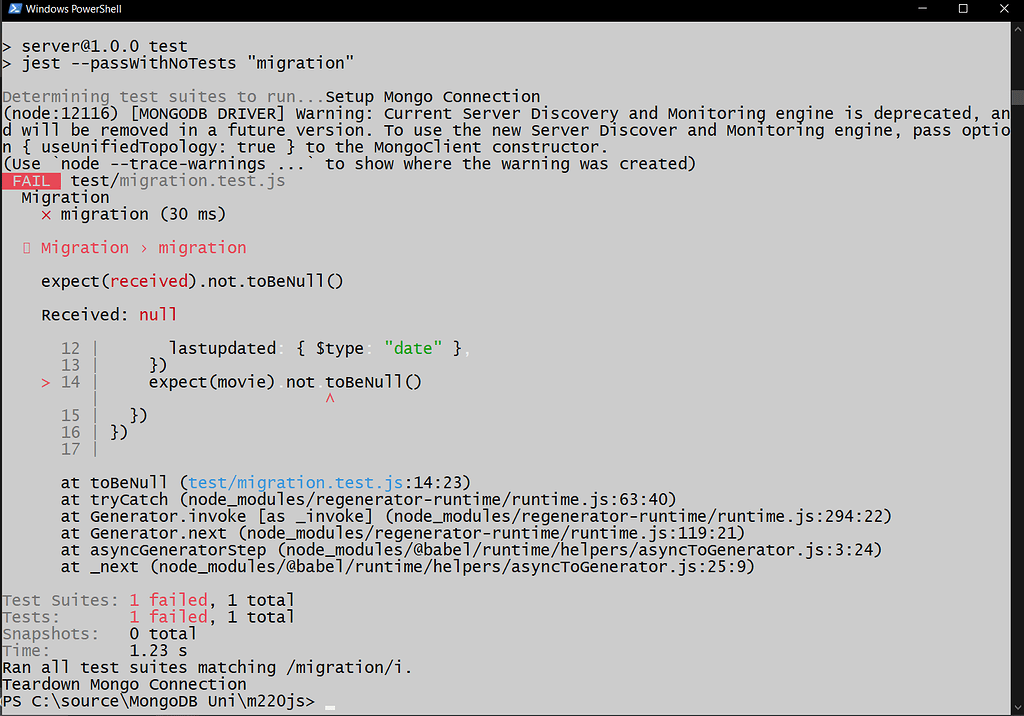 Ticket Migration Confused M220js Mongodb For Javascript Developers Mongodb Developer