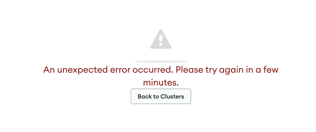 Unable To Load Databases For A Cluster In Mongodb Atlas Mongodb Atlas Mongodb Developer