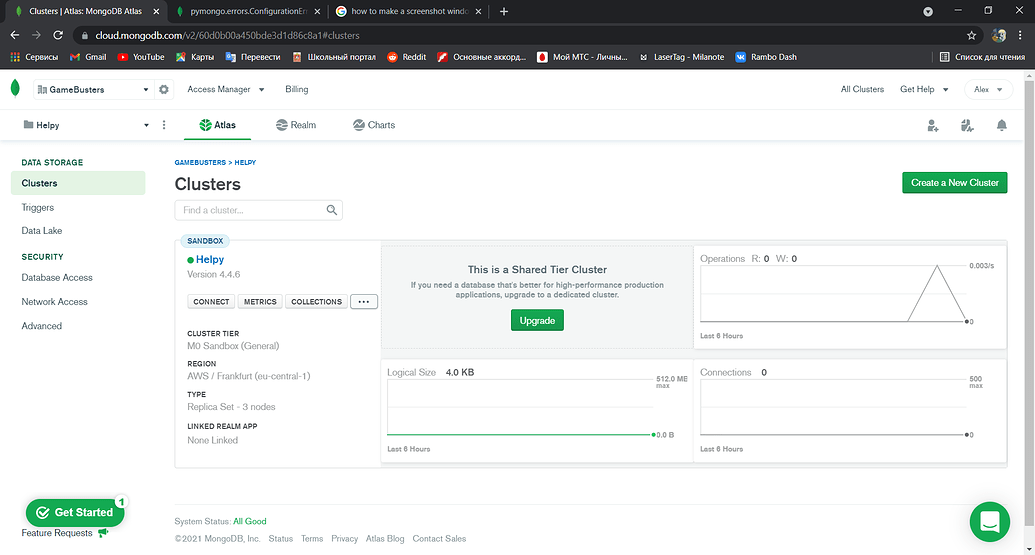 pymongo.errors.ConfigurationError: A DNS label is empty - Drivers - MongoDB Developer Community ...