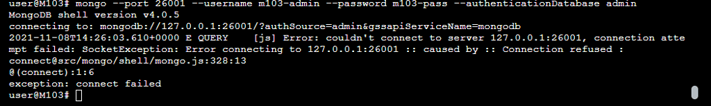 Deploy a sharded cluster - M103: Basic Cluster Administration - MongoDB Developer Community Forums