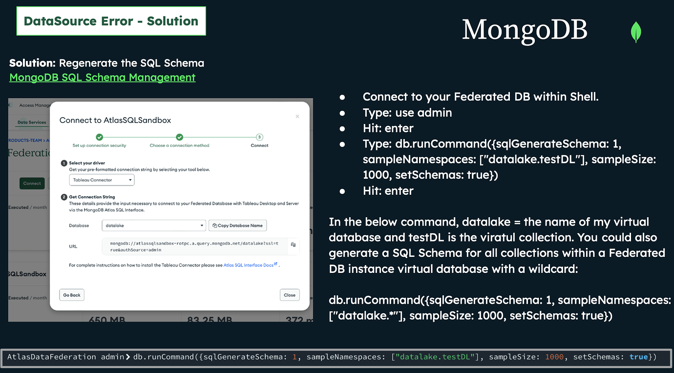Power BI: DataSource.Error: The table has no visible columns and cannot be queried - MongoDB ...