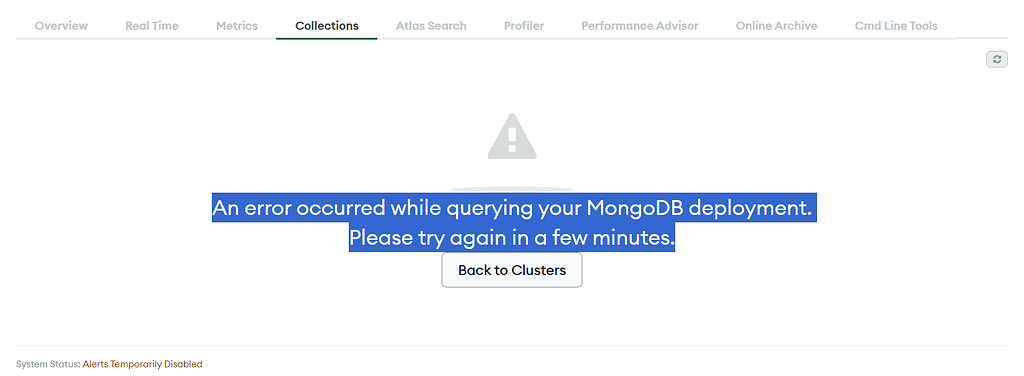 2024-01-17 Atlas Metric Delays and Cluster Changes Delayed - MongoDB Atlas - MongoDB Developer ...