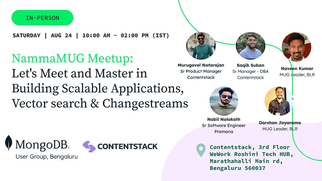 Bengaluru MUG: Let's Meet and Master MongoDB: Scale, Search, and Streams! - Asia Pacific ...