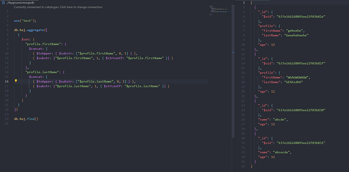 Syntax question (capitalize first letter) - Working with Data - MongoDB ...
