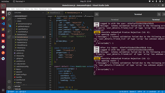 How to declare array in schema in Realm Sync? - MongoDB Atlas App ...