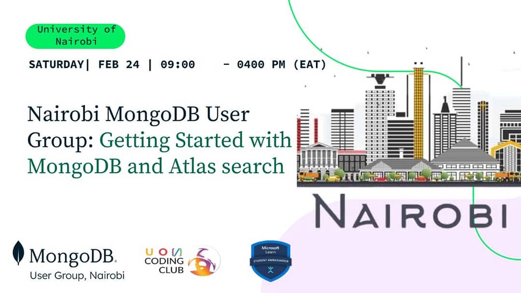 Mug Nairobi Getting Started With Mongodb And Atlas Search Middle East Africa Mongodb 