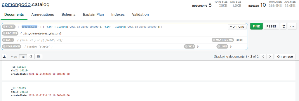 Spring Data MongoRepository - No Response for Date Query - Java ...