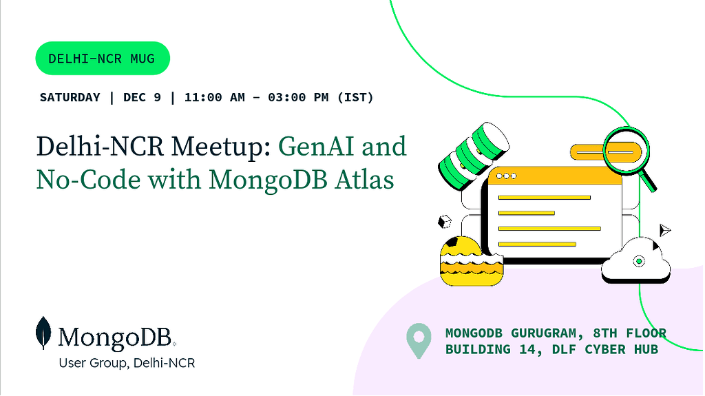 GenAI and No-Code with MongoDB Atlas - Asia Pacific - MongoDB Community Hub