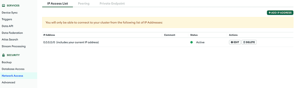 Get Error Getaddrinfo Eaiagain When Logout From Atlas Mongodb Atlas Mongodb Developer