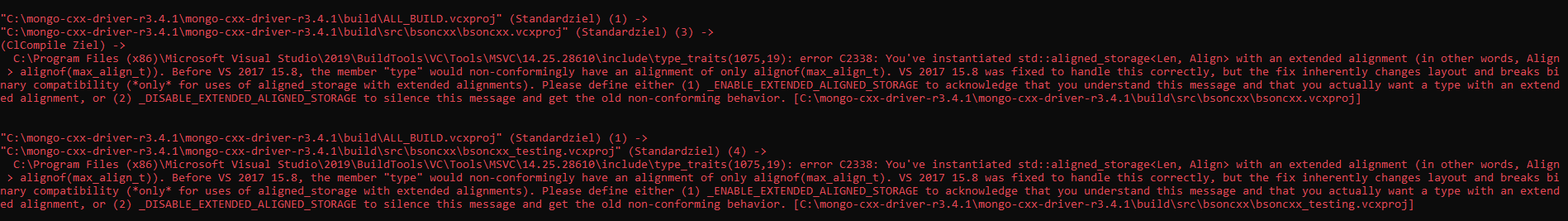 CMake error installing mongo-c-driver - Drivers - MongoDB Developer Community Forums
