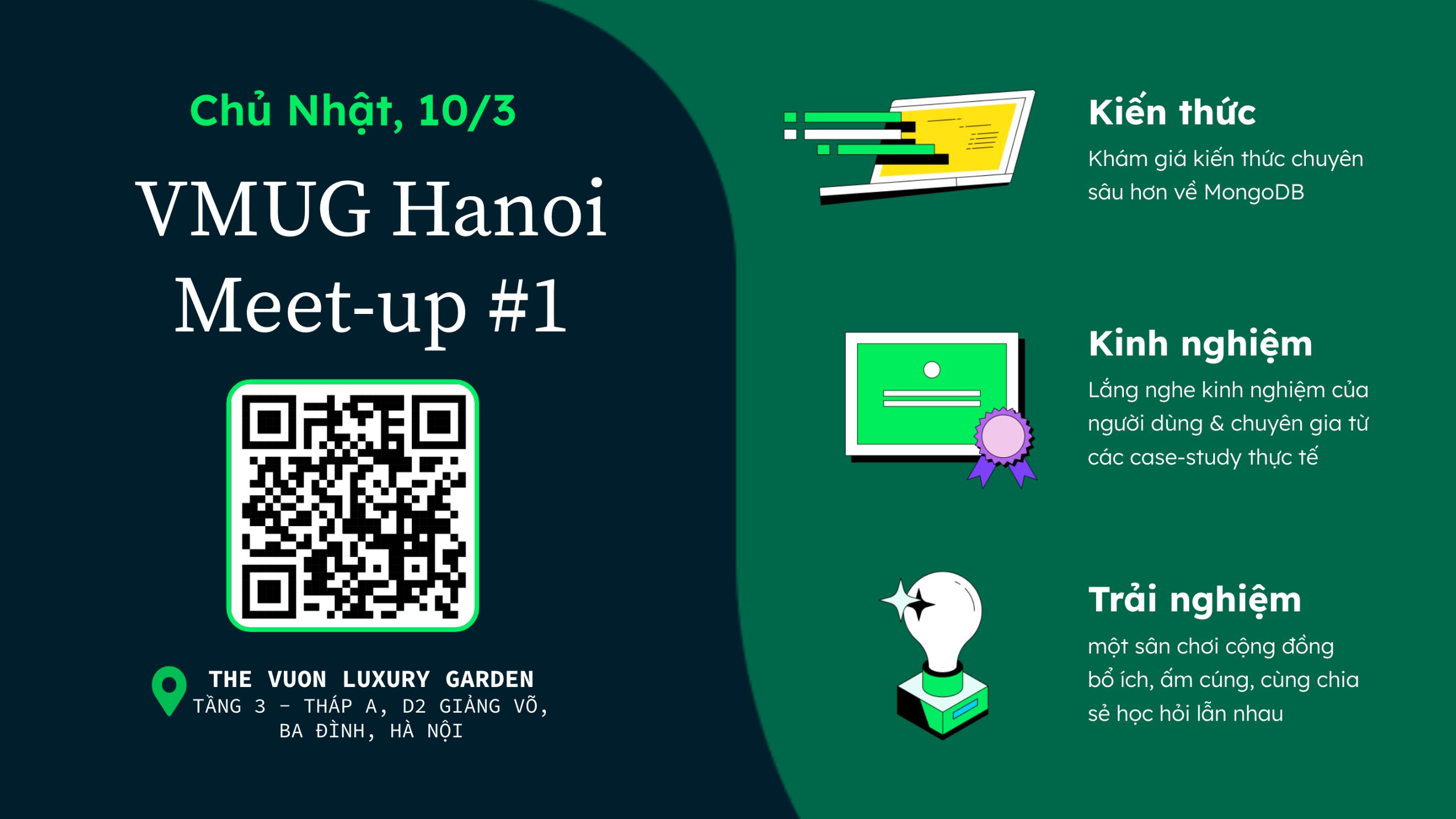 VMUG Hanoi Meetup #1 : "Áp dụng MongoDB hiệu quả cho các dự án doanh ...