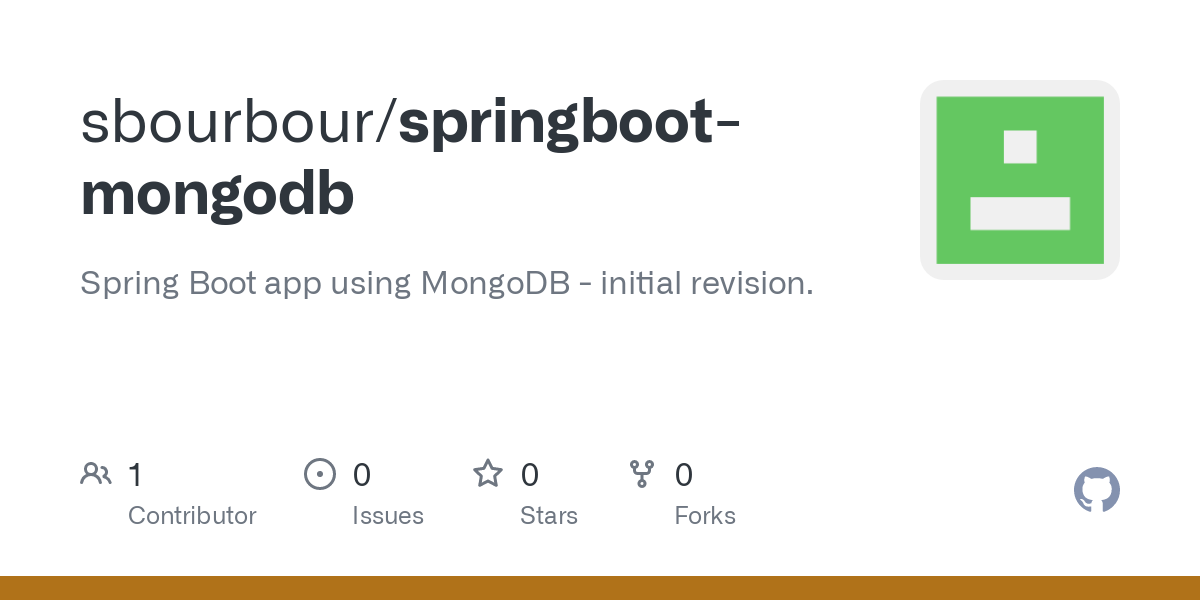 GitHub Bezkoder/spring-boot-data-mongodb: Spring Boot CRUD Rest APIs With Spring Data MongoDB ...