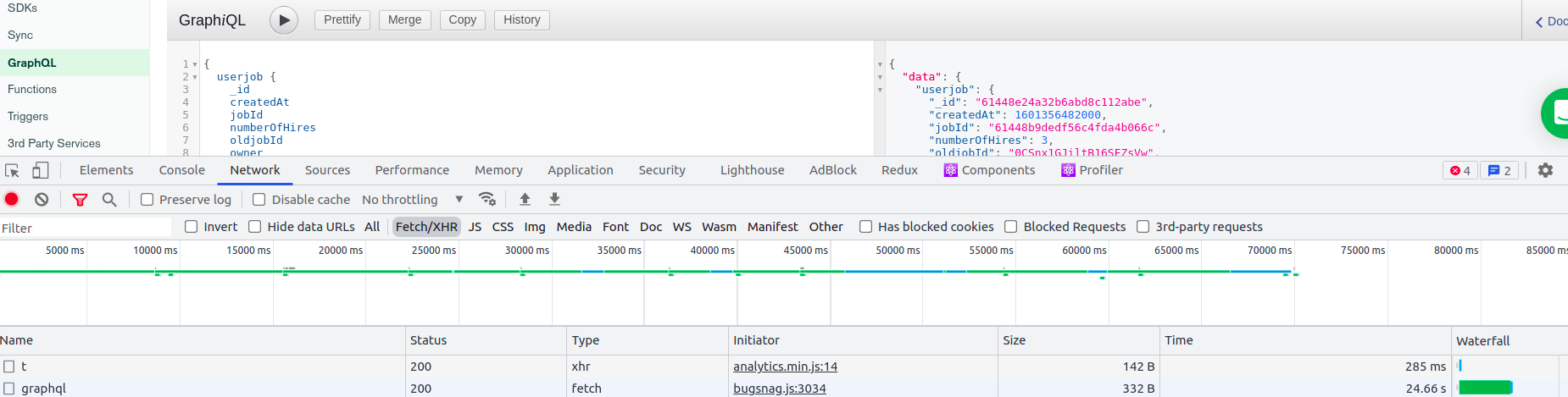 Realm Graphql Query Takes More Than 20 Seconds Graphql Mongodb Developer Community Forums