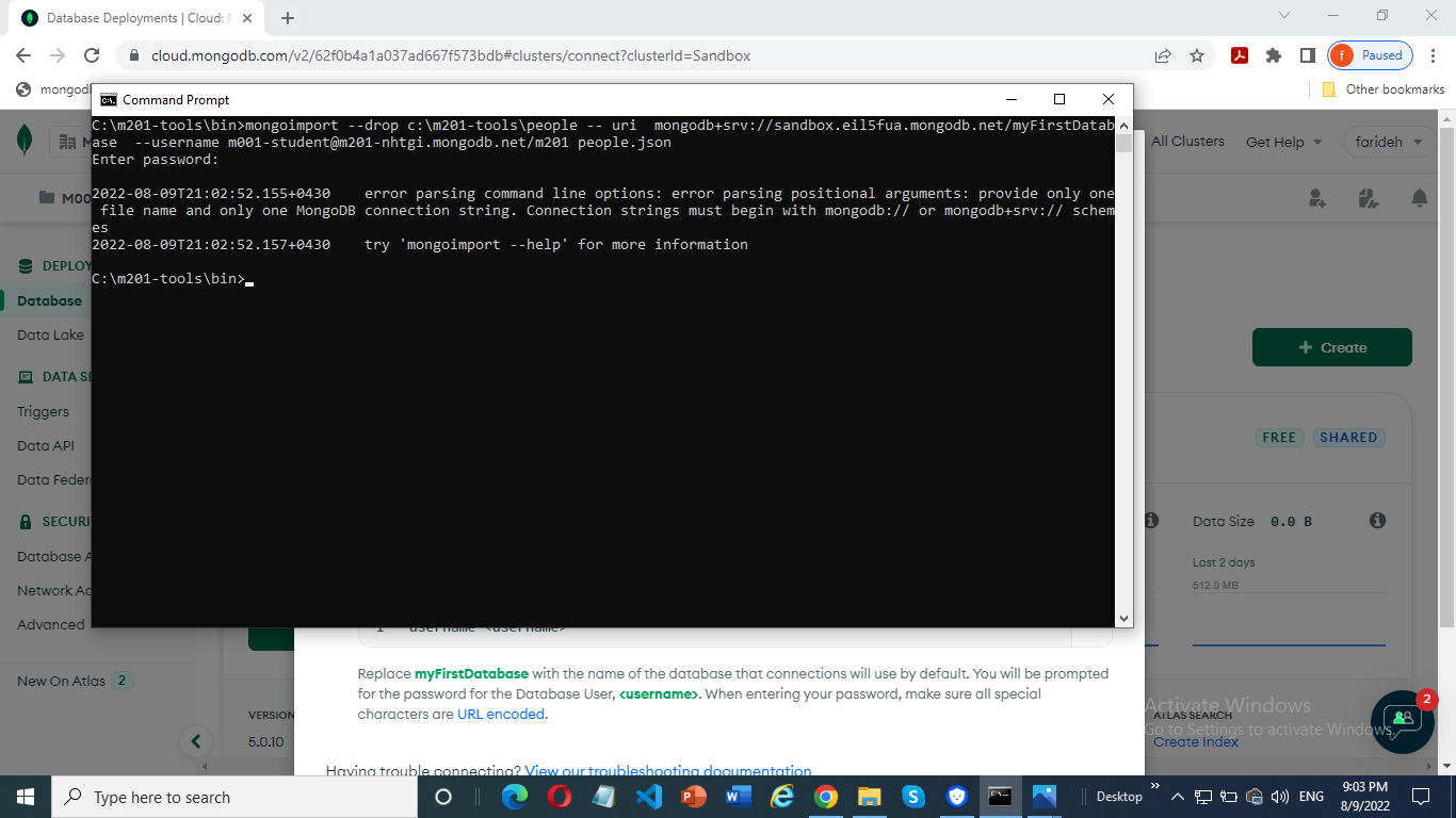 MongoDB M201 lab 1.1 install course dataset - M201: MongoDB Performance - MongoDB Developer ...