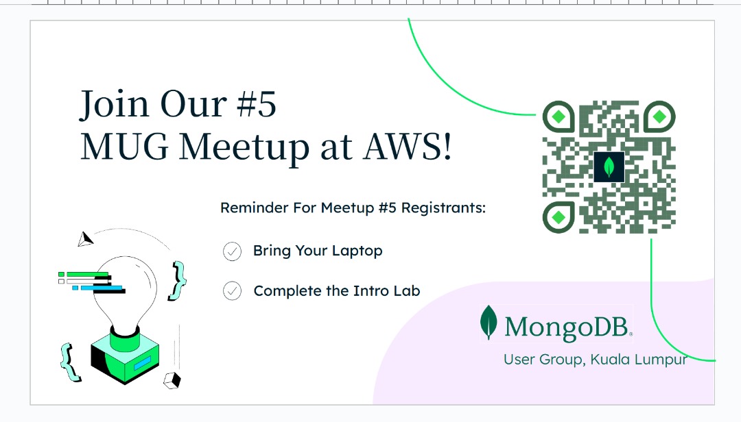#5 MUG KL Meetup - Asia Pacific - MongoDB Developer Community Forums