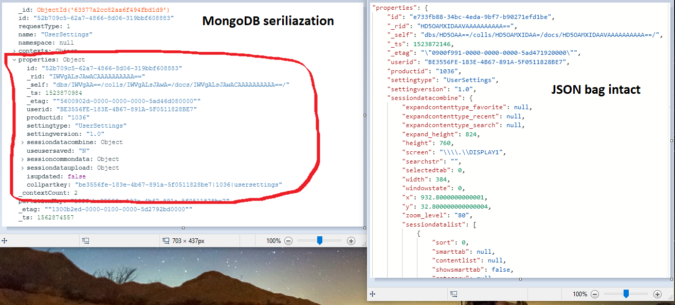 Is It Possible To Configure Mongo Driver To Keep JSON Format During