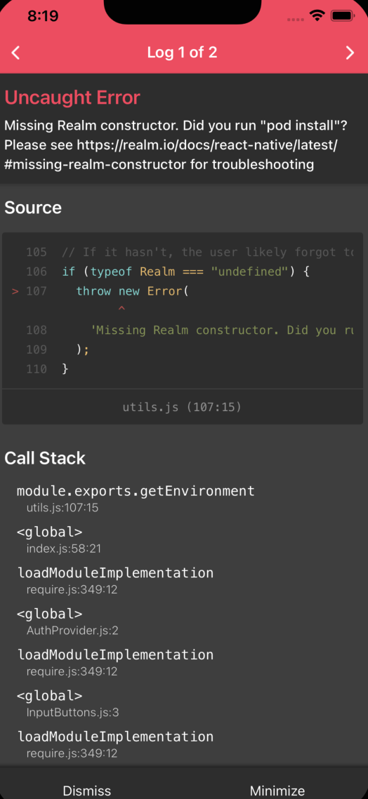 Missing Realm constructor - Realm - MongoDB Developer Community Forums