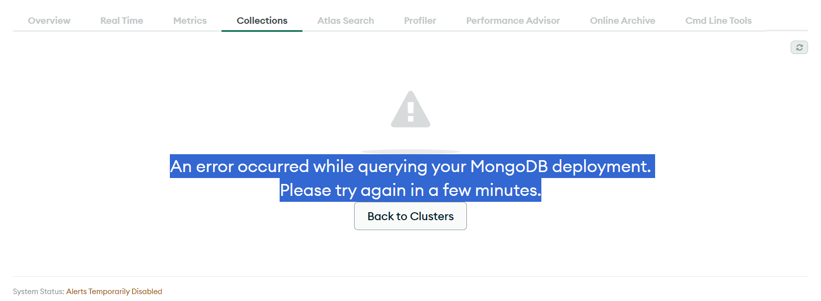 2024-01-17 Atlas Metric Delays and Cluster Changes Delayed - MongoDB Atlas - MongoDB Developer ...