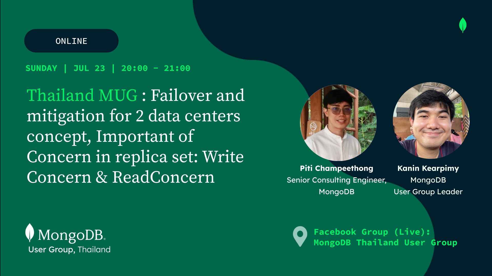 Thailand MUG: July 2024 Community Meetup - Asia Pacific - MongoDB Developer Community Forums