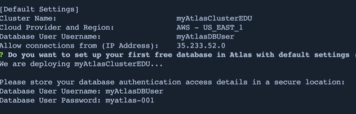 Atlas projects and see if in your organisation you have 'MDB_EDU' - MongoDB University - MongoDB ...