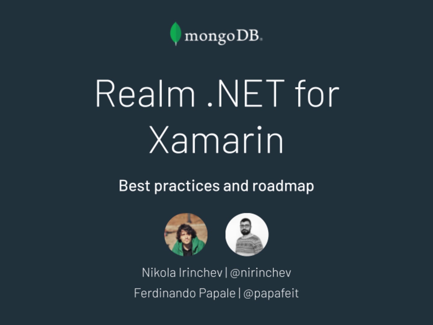 Realm .NET for Xamarin (best practices and roadmap) - MongoDB Atlas App ...