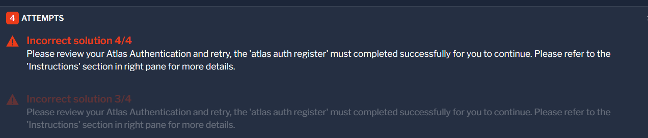 Problem With Atlas Registration In Mongo University Lab Mongodb
