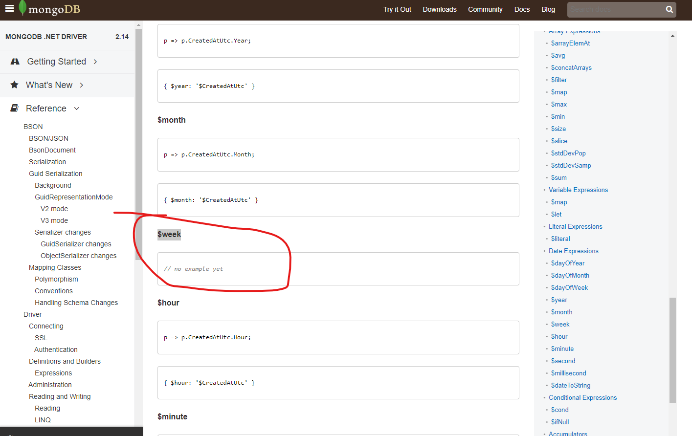Group By Week In C Library Drivers Mongodb Developer Community Forums