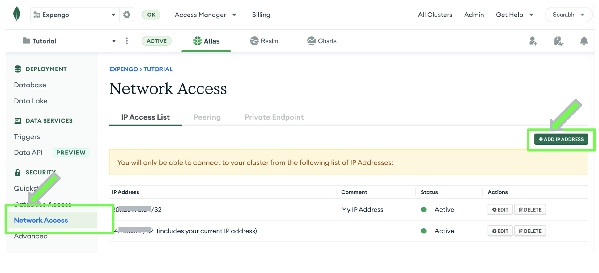 Facing error - Cluster connectivity from the shell - M001: MongoDB Basics - MongoDB Developer ...