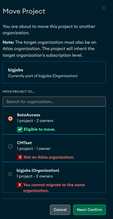 Transfer ownership - Ops and Admin - MongoDB Developer Community Forums