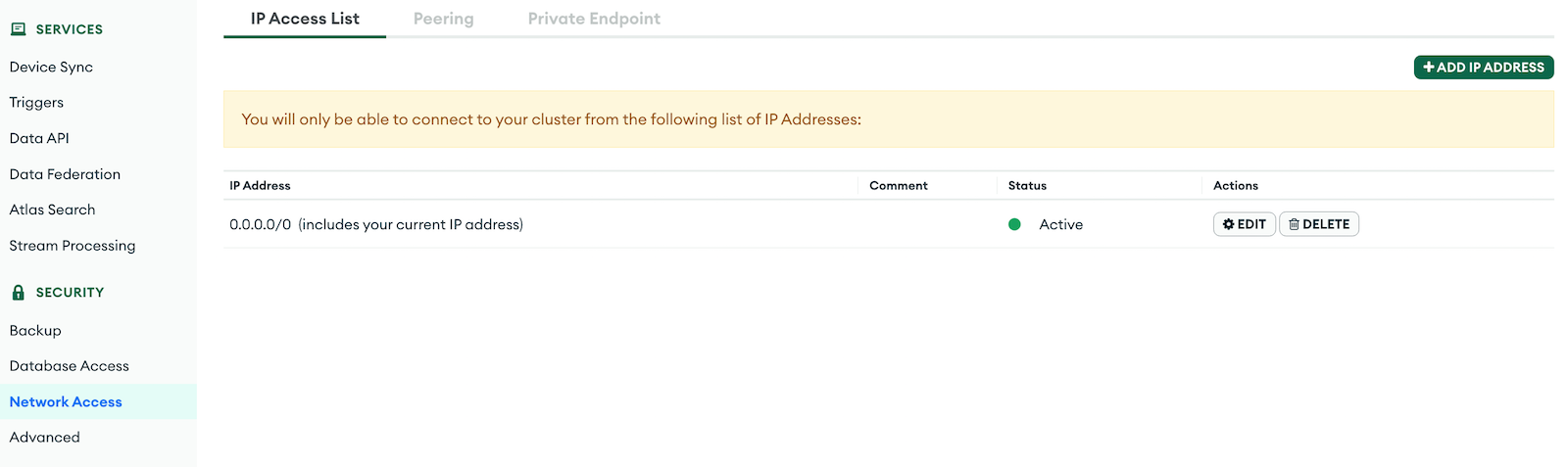 Get Error Getaddrinfo Eaiagain When Logout From Atlas Mongodb Atlas Mongodb Developer