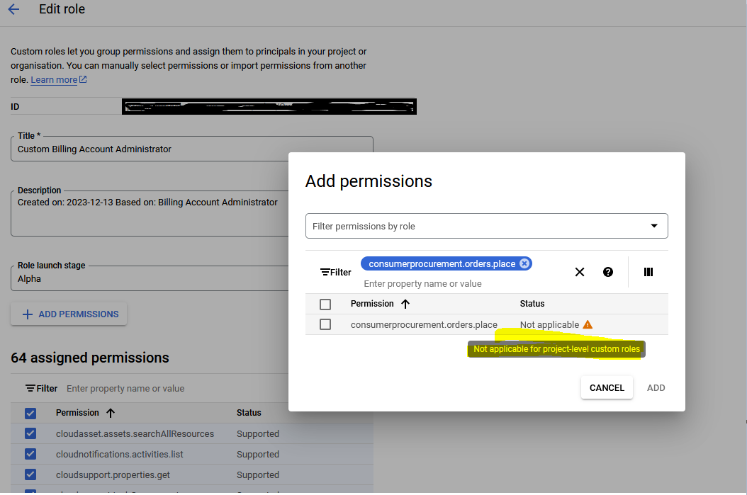 Error Getting Missing Required Permission From Mongodb Atlas In Gcp Mongodb Atlas Mongodb