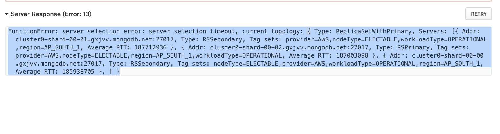 Not Able To Connect Through Charts A131 Introduction To Mongodb Charts Mongodb Developer