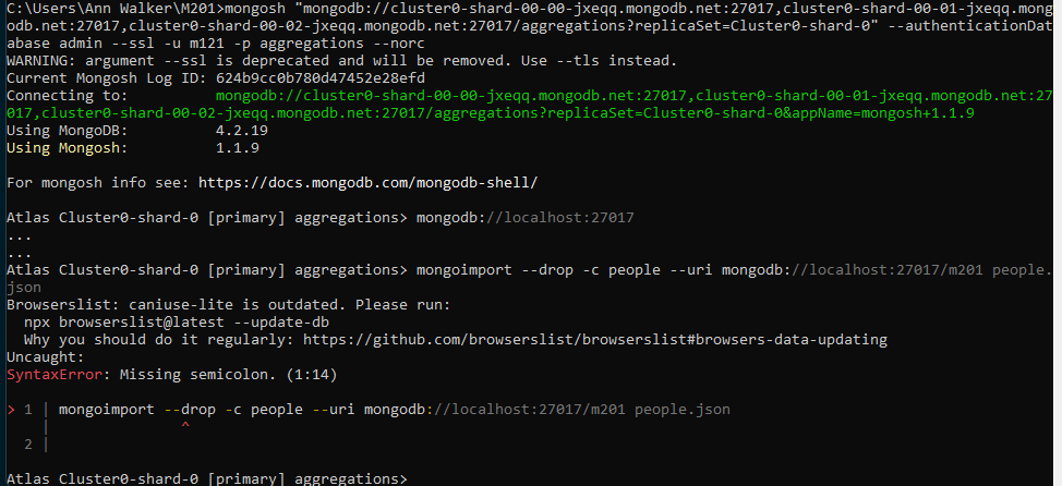 Chapter 1: Introduction Lab 1.1: Install Course Tools and Datasets - M201: MongoDB Performance ...