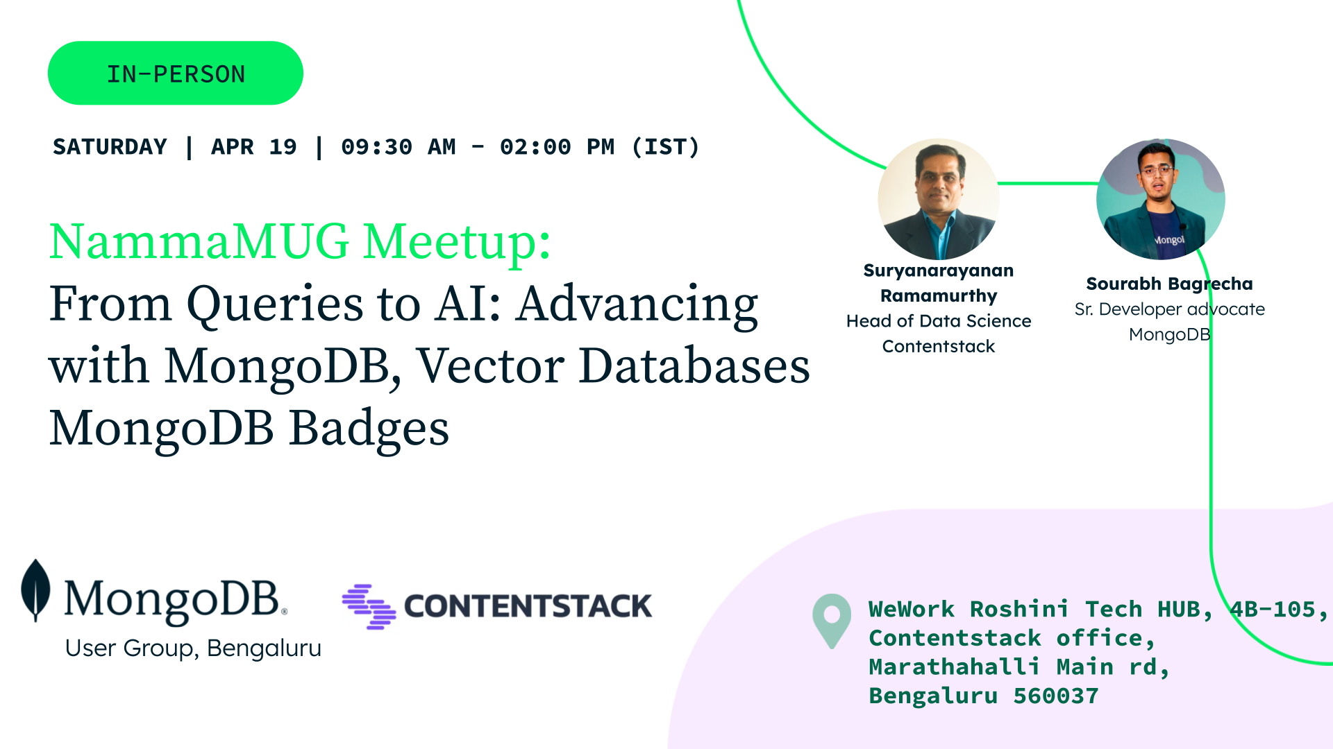 NammaMUG: From Queries to AI: Advancing with MongoDB, Vector Databases MongoDB Badges - Asia ...