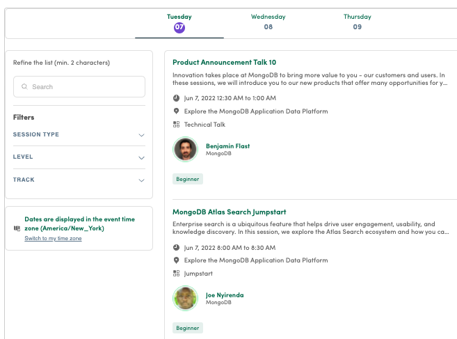 MongoDB World 2022 - MongoDB Atlas App Services & Realm - MongoDB Developer Community Forums