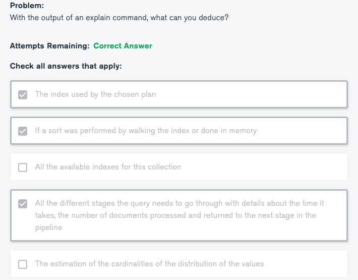 M201 : Quiz of Understainding explain for Sharded Cluster - M201: MongoDB Performance - MongoDB ...