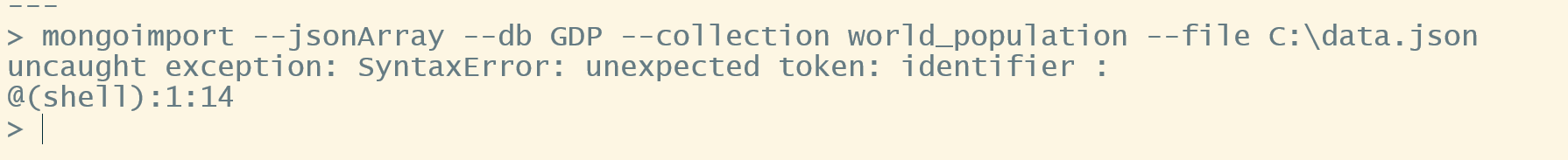 Unexpected Token Identifier Ops And Admin Mongodb Developer Community Forums