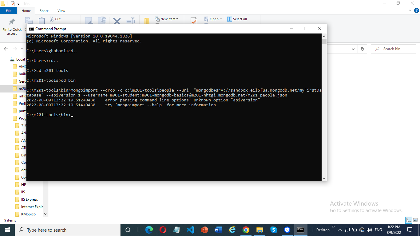 MongoDB M201 lab 1.1 install course dataset - M201: MongoDB Performance - MongoDB Developer ...