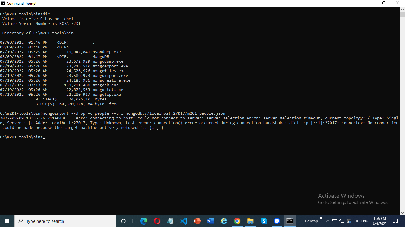 MongoDB M201 lab 1.1 install course dataset - M201: MongoDB Performance - MongoDB Developer ...