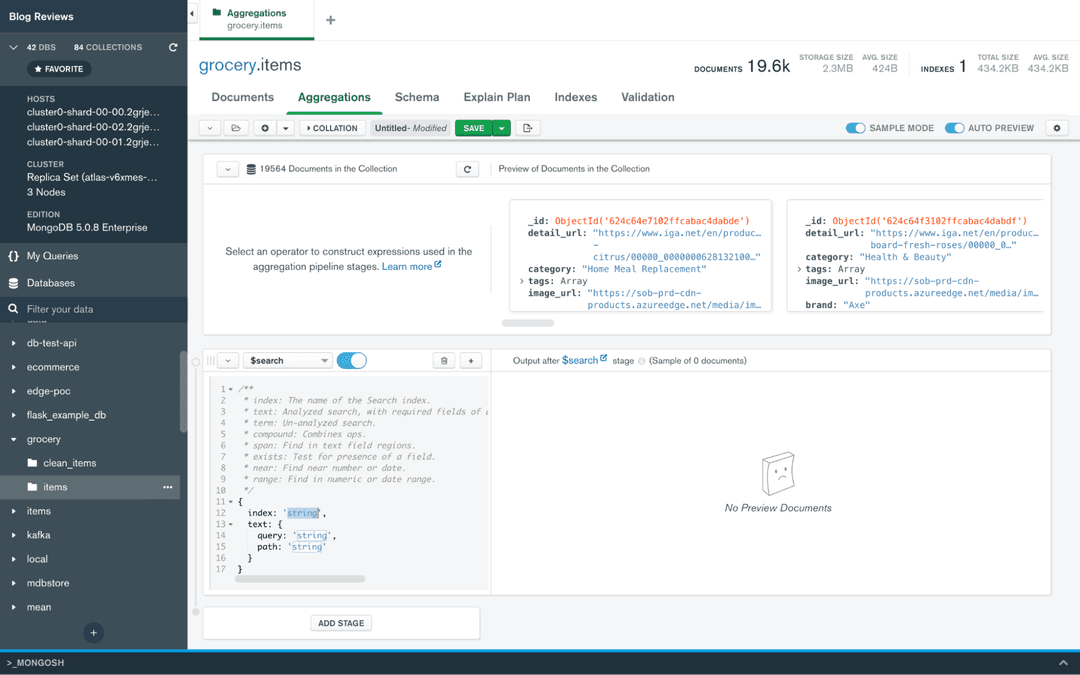 Building An E Commerce Content Catalog With Atlas Search Mongodb 