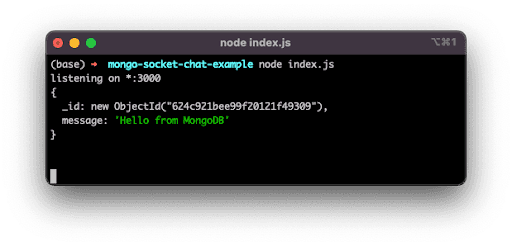 Integrating MongoDB Change Streams with Socket.IO | MongoDB