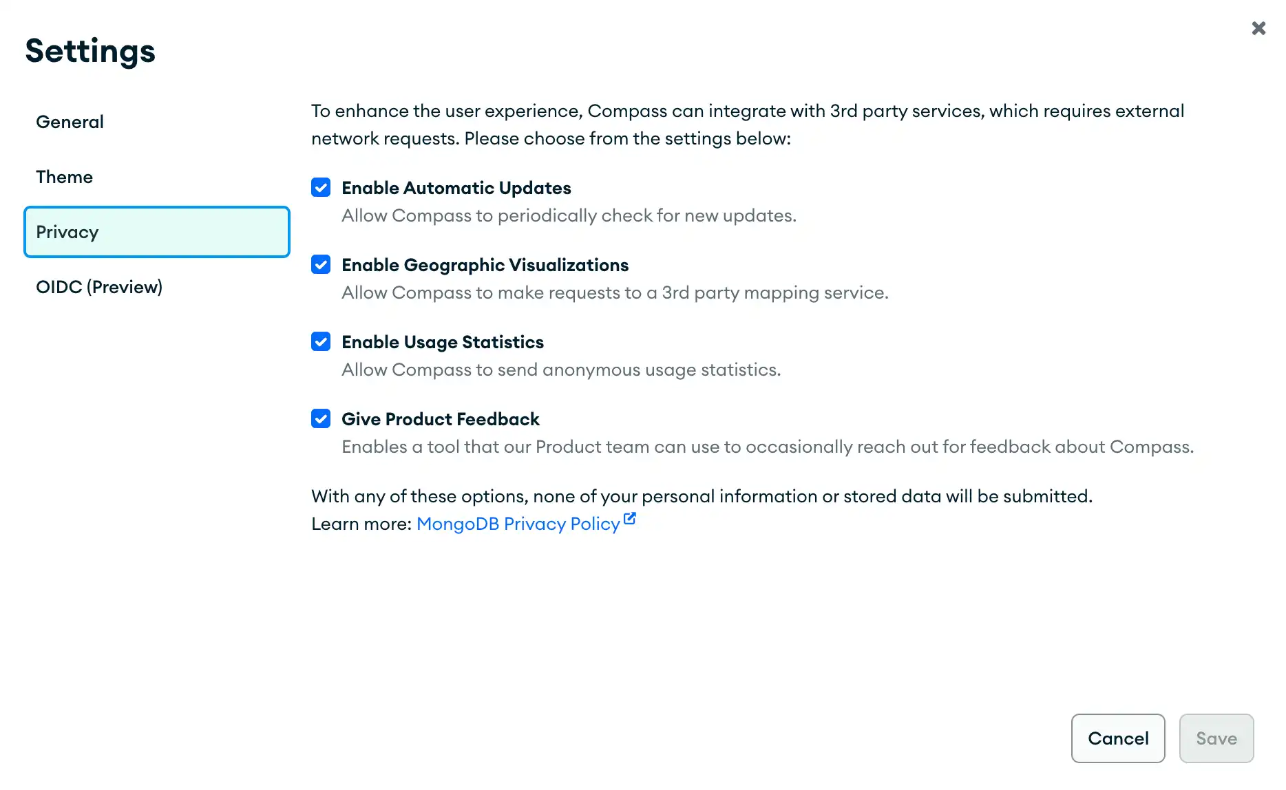 Update MongoDB Compass - MongoDB Compass