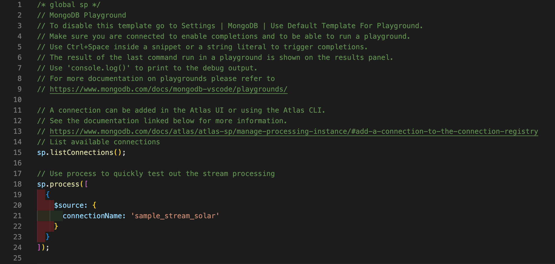 Connect to Your MongoDB Deployment — MongoDB for VS Code