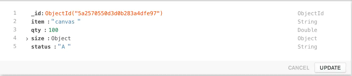 Update Documents - MongoDB Manual v6.3